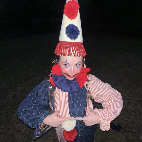 Easy Clown Hat and Ruff Pattern for Teens and Adults - Etsy