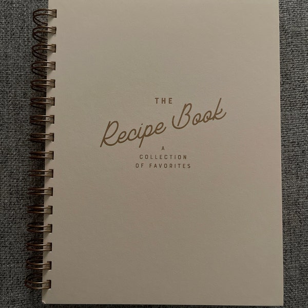 Retro Recipe Book - Recipe Book | Family Recipes | Keepsake Book ...