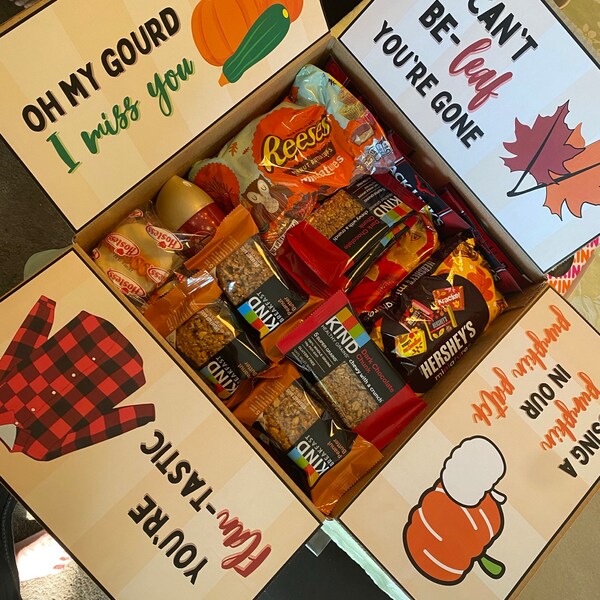 Fall Care Package Sticker Kit: Pumpkin Spice, Military, College - Etsy