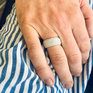 Masonic Rings Silicone pack of 3, Backfilled Square and Compass in ...