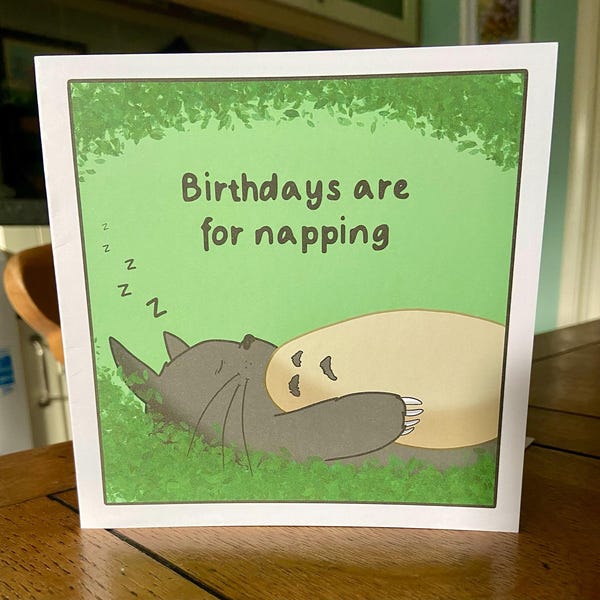 No Face Spirited Away Birthday Card | Studio Ghibli Anime Greeting ...
