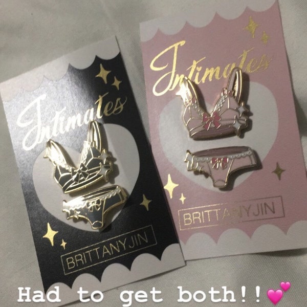Intimates Hard Enamel Pins - Etsy