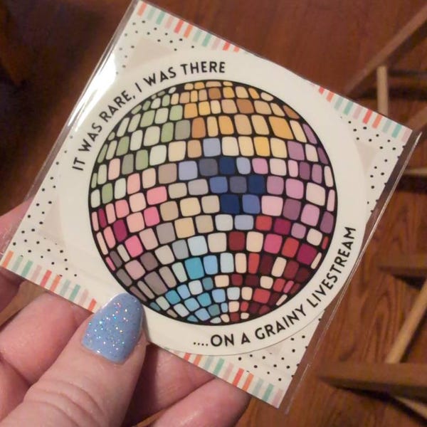 Custom Eras Disco Sticker| Tour Merch| Tour Sticker|waterproof Sticker ...