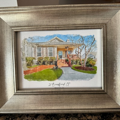 Editing Services for Custom House Portrait Only - Etsy