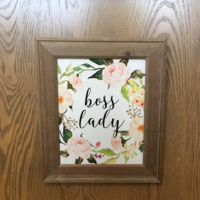 Boss Lady Printable, Boss Lady Wall Art, Boss Lady Print, Office Art ...