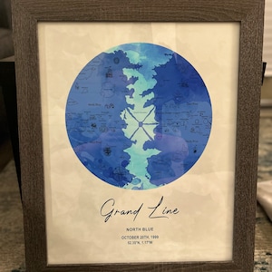 One Piece Anime World Map - Etsy