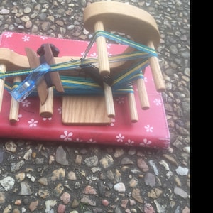 Loom-the Fiddle Inkle SUPER Tiny Small Travel Sized Weaving - Etsy