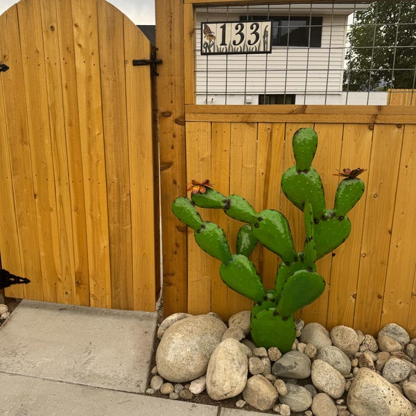 House Numbers Butterfly Tiles Ceramic Framed Set - Address Tiles ...