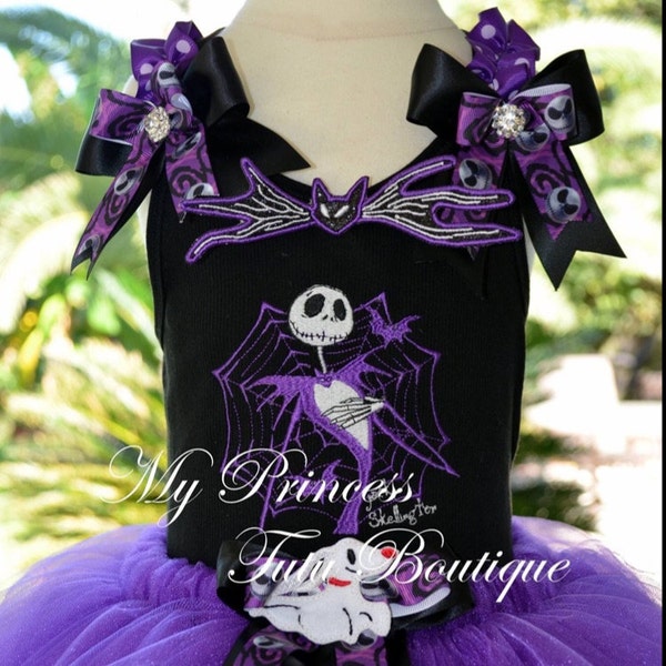 Jack Skellington Tie Embroidery Machine Applique Instant Download ...