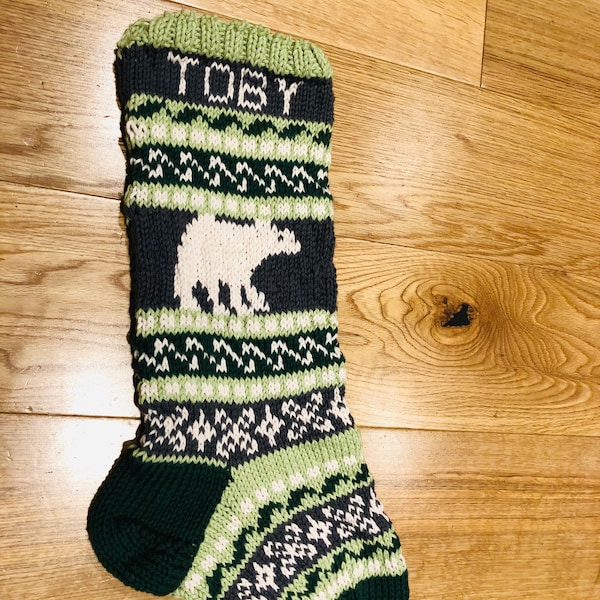 Knitting Pattern Collection of 16 Christmas Stockings Charts Fair Isle ...