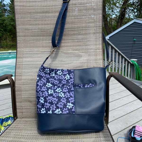 Swoon Patterns: Bonnie Bucket Bag - PDF Bag Purse Bucket Bag Sewing ...