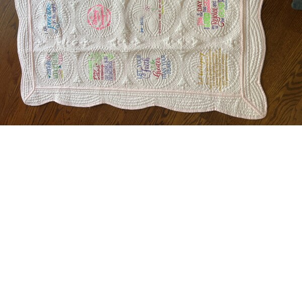 Lap Size Prayer Blanket - Etsy
