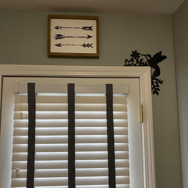 Tropical Leaves Decorative Door or Window Frame Sitter | Decorative ...