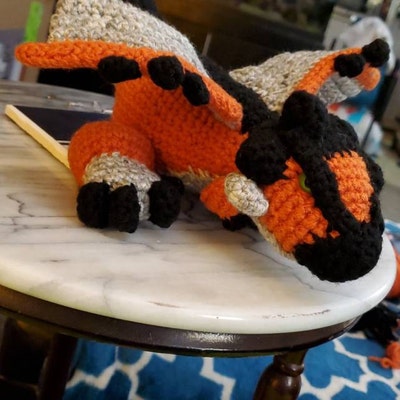 Rathalos Crochet Pattern / Monster Hunter / World / Huge / Dragon ...
