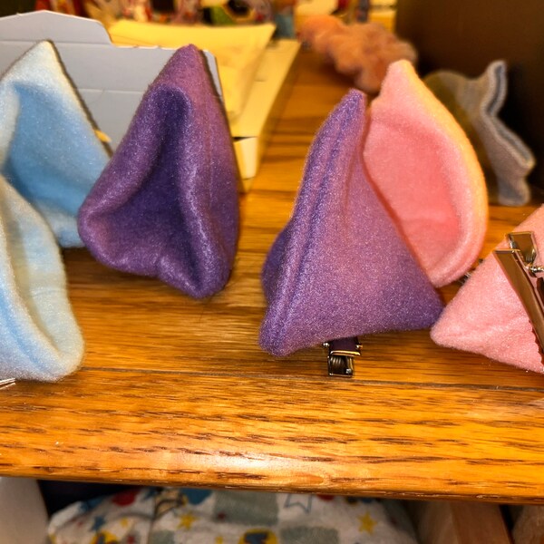 Clip-on Pony Ears, *new Colors Listed*, 50+ Available Colors, Lolita ...