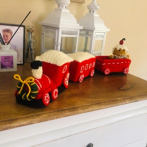 Crochet Pattern for Christmas Train Amigurumi, PDF Pattern in English ...