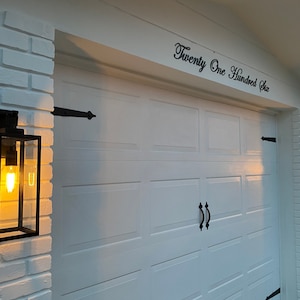 Script Address Sign script House Numbers Custom House | Etsy