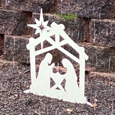 Nativity Metal Yard Sign, Nativity Set, Nativity Scene, Manger Scene ...