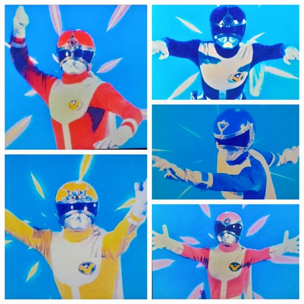 Dai Sentai Goggle-v (1982) 大戦隊ゴーグルファイブ Complete Japanese DVD Series - Etsy