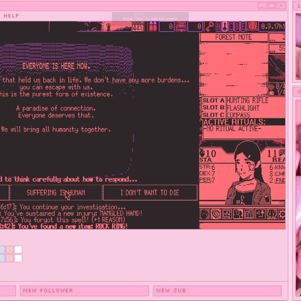 Animated Pink Cherry Blossom Browser Twitch Alert Streaming Alerts Pink ...