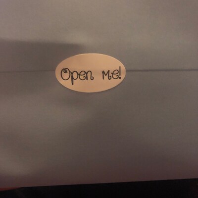 80 Open Me Stickers. Open Me Seals. Open Envelope Seals. Open - Etsy