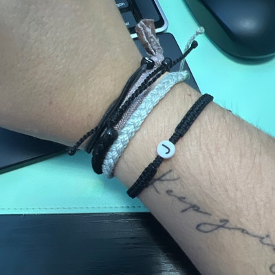 Braided Anklet, Friendship Anklet, Couples Anklet, Infinity Anklet, His ...