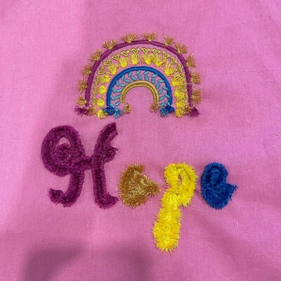 Big Fringe Extra Fluff Fringed FONT Alphabet Letters Machine Embroidery ...