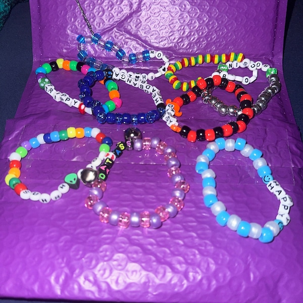 UFO Alien Kandi Bracelet, Alien Lover, UFO Inspired, Sci-fi - Etsy