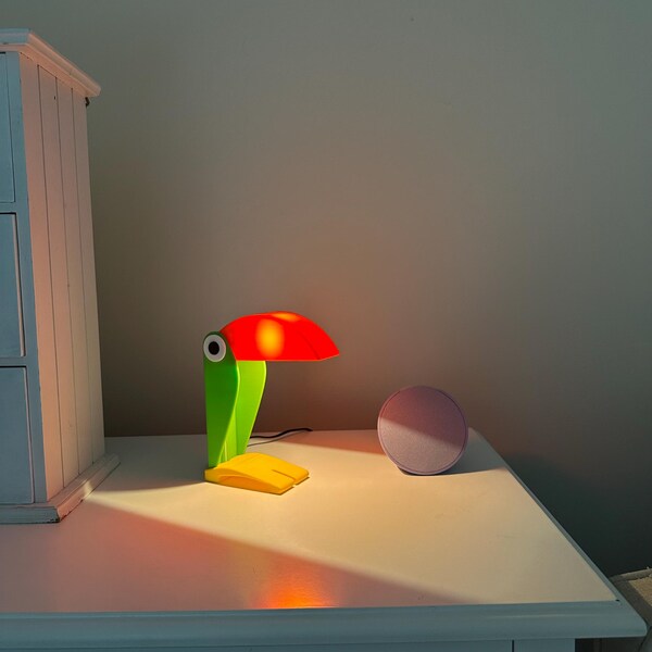 3D Printed Toucan Wall Clock - Etsy