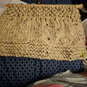 Crossways Throw : KNITTING PATTERN Beginner Knit, Bias Knit, Super Bulky Easy Knit Whistle and ...