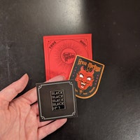 Yes Today Satan Enamel Pin - Etsy Canada