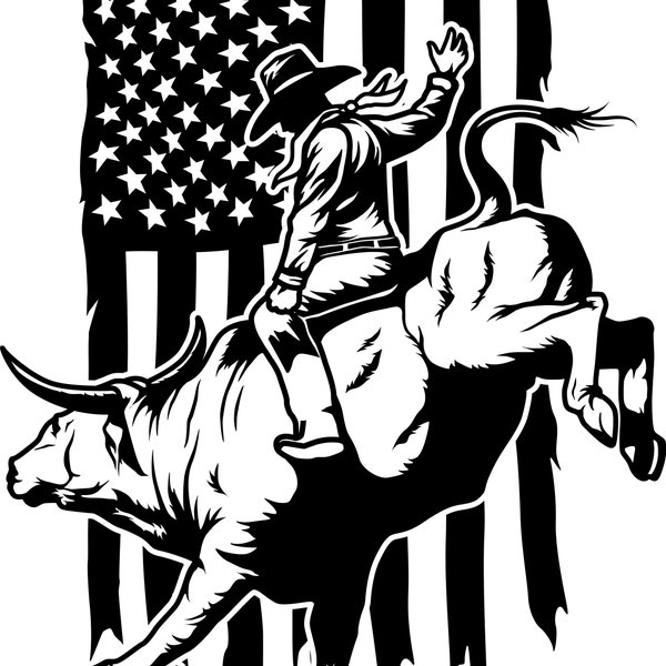 Rodeo Svg | Bull Rider Svg | Ranch Western Country Farm | Cowboy Svg ...