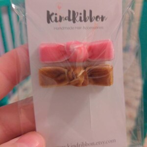 Mini Velvet Bows 2.5 Inch - Etsy