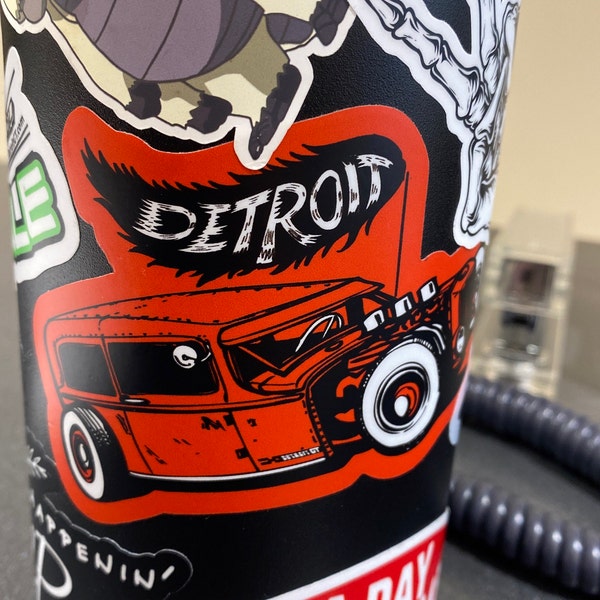 Detroit Rat Rod - Sticker - Etsy