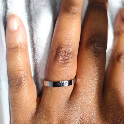 Always Keep Fighting Aluminum Metal Stamped Adjustable Ring ...