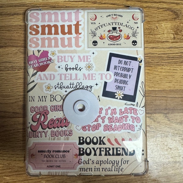 Kindle Insert for Clear Case Kindle Skin Bookish Stickers E-reader ...