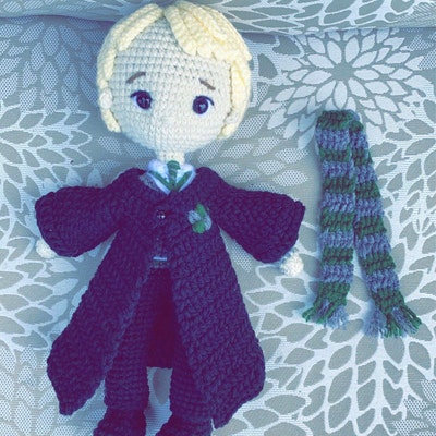 The Wizard Boy Crochet Pattern With His Little Grey Mouse Included ...