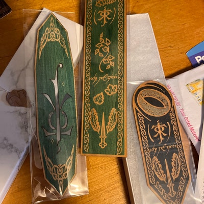 Tolkien Bookmark Set Fantasy Bookmark Collection Gift for Book Lovers ...