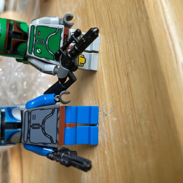 3 D Printed Custom Pirates Davy Jones & Maccus Hammerhead Minifigures ...