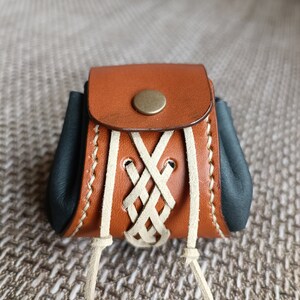 PDF Pattern. Leather Drawstring Coin Pouch - Etsy