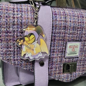 Cat Lucifer Hazbin Hotel Keychain Cute Cat Lucifer Charm - Etsy