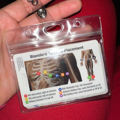 Mini CNA / NA / Nursing Assistant Vertical Badge Card Set 6 Cards for ...