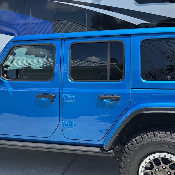 Fits 2011-2023 Dodge Charger Quarter Window Flowers Floral Decal ...