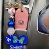 Base Ball Blue Sparkly Keychain/baseball Gift/ Cute Gift/key Holder - Etsy