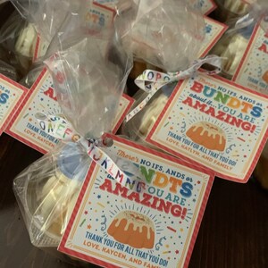 Bundt Cake Tag Printable Teacher Appreciation Bundt Cake Gift Tag ...