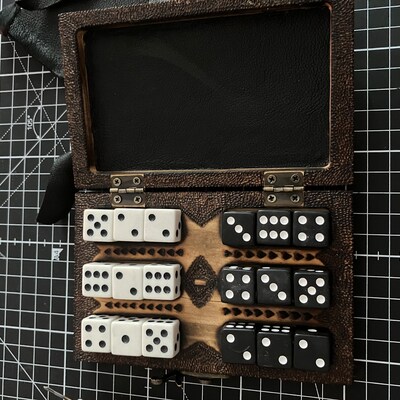 Lidded Knuckle Bones Game Set - Etsy