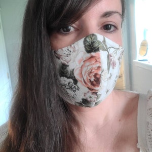 Royal Blue Face Mask With Nose Wire / Adjustable Ear Loops Optional ...