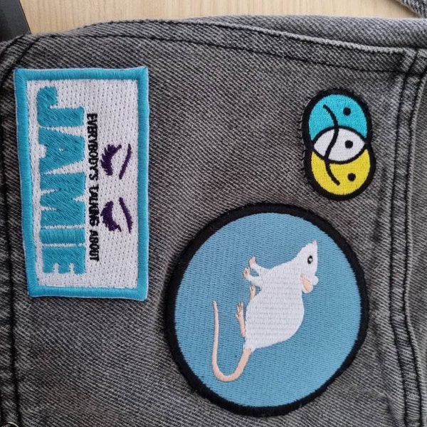 Mini Neon Happy Sad Face Iron-on Patch - Trippy 90s Acid Y2K Cute Rave ...