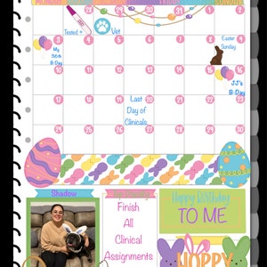 March Digital Sticker Kit 2024 Goodnotes Files & Pngs Digital Planner ...
