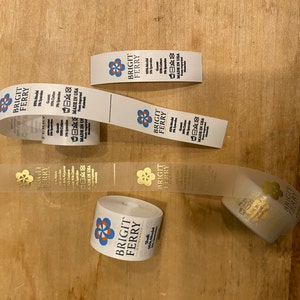 Fold Over Labels Custom Clothing Labels for Handmade Items - Etsy